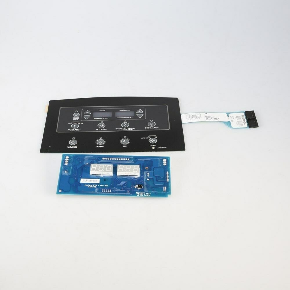 Refrigerator Dispenser Control Board and Touchpad (Black) EAP11731474 ...
